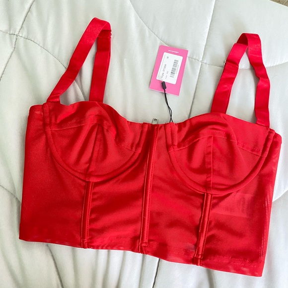 Edikted | Tops | Edikted Red Top | Poshmark